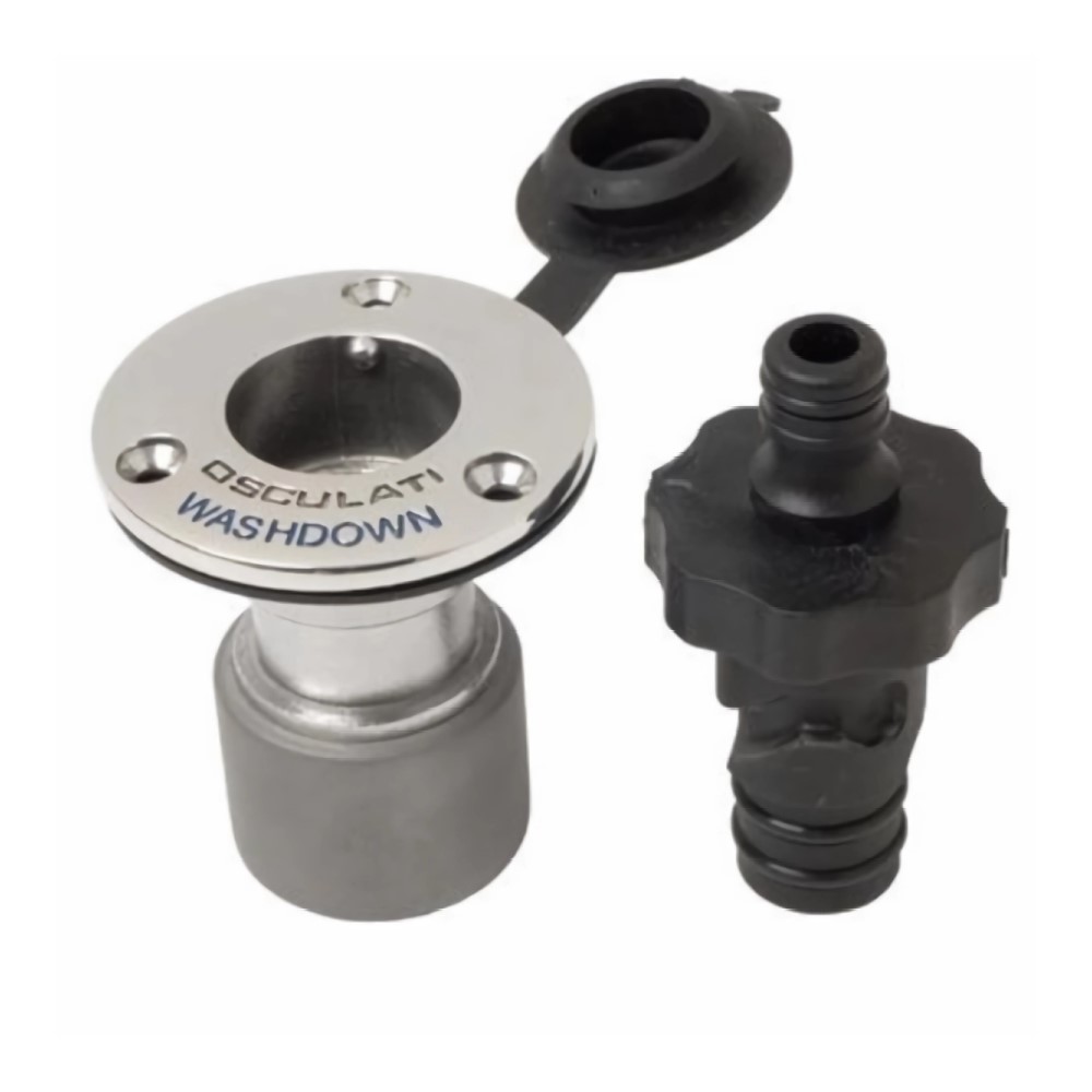 Osculati Washdown Hose Quick Connect Deck Fitting - Straight | Blue ...