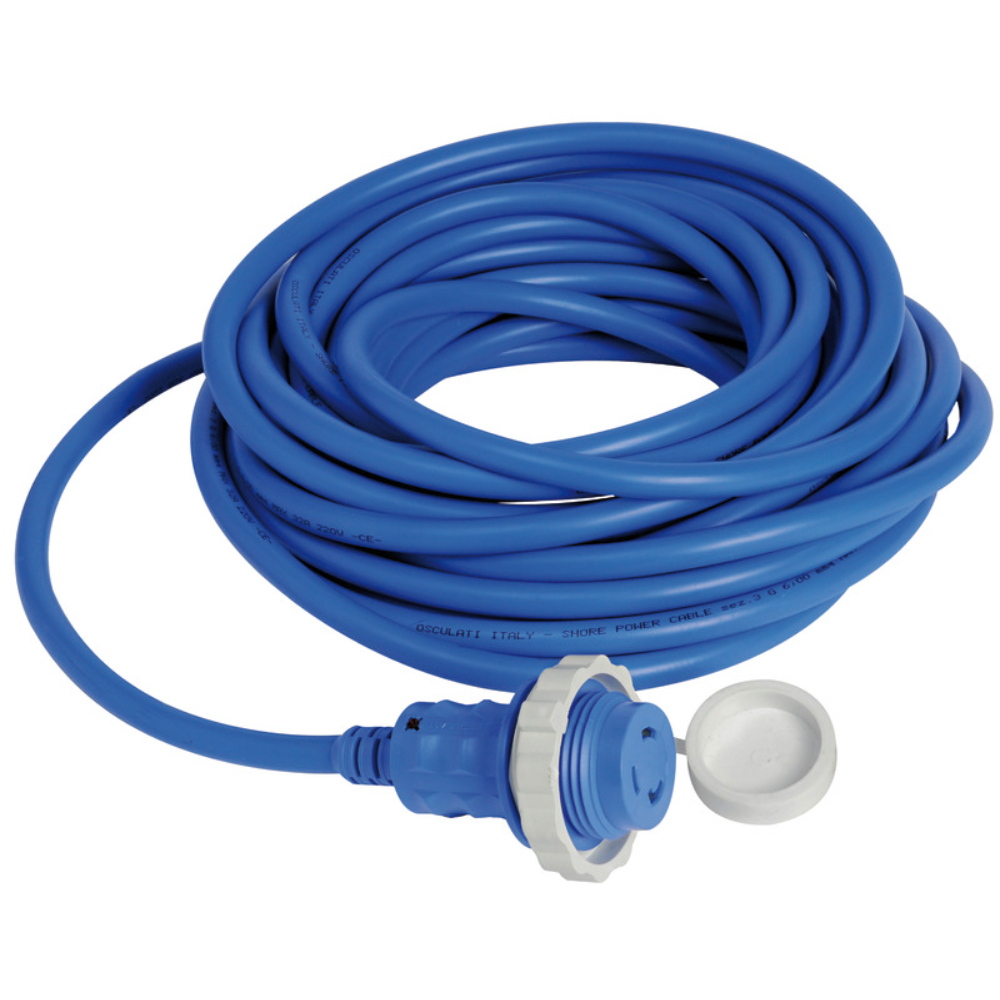 Osculati Blue 16A Shore Power Cable - 15m | Blue Lagoon Marine ...